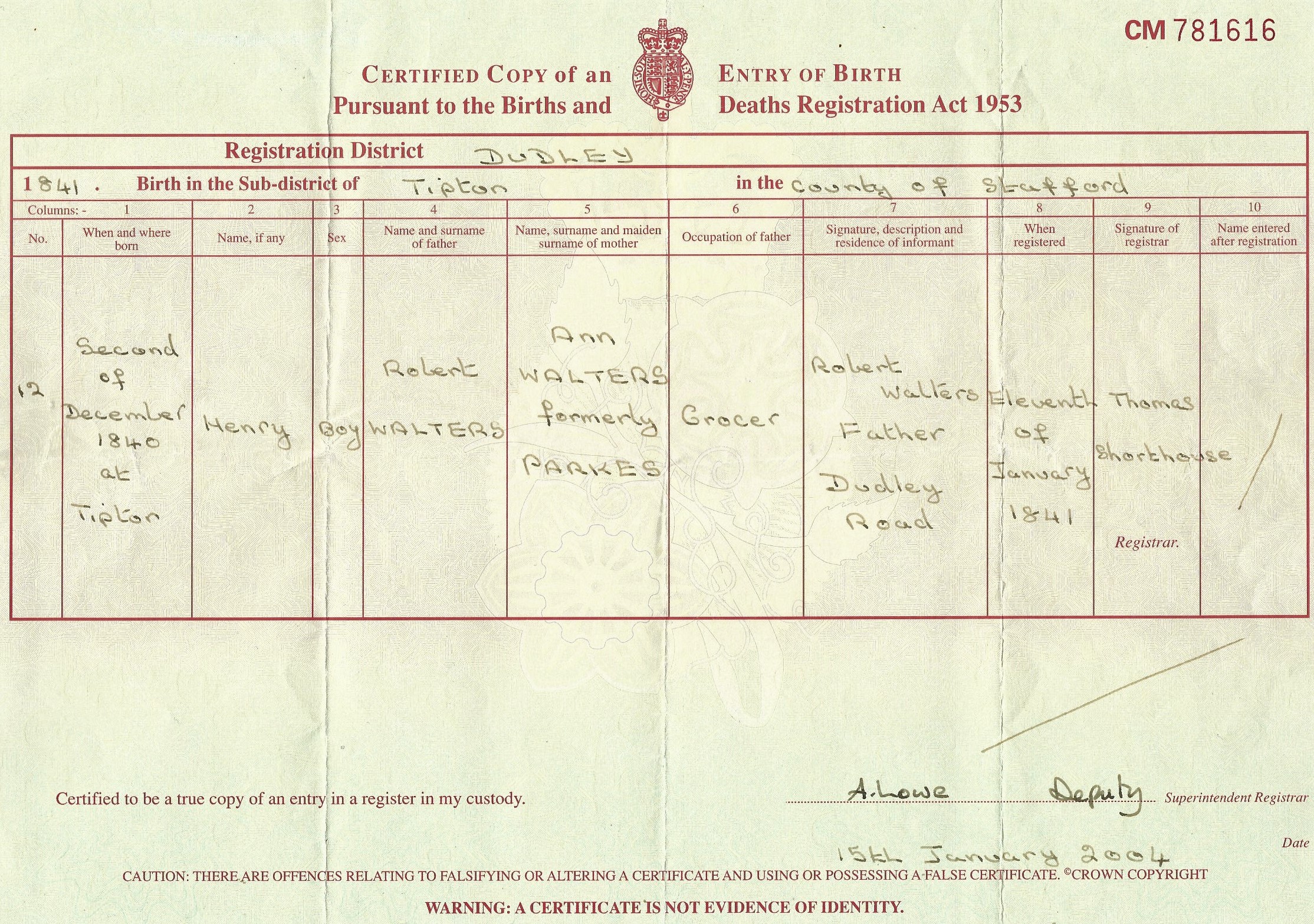 Family and Family Histories – The Stories of Our Lives